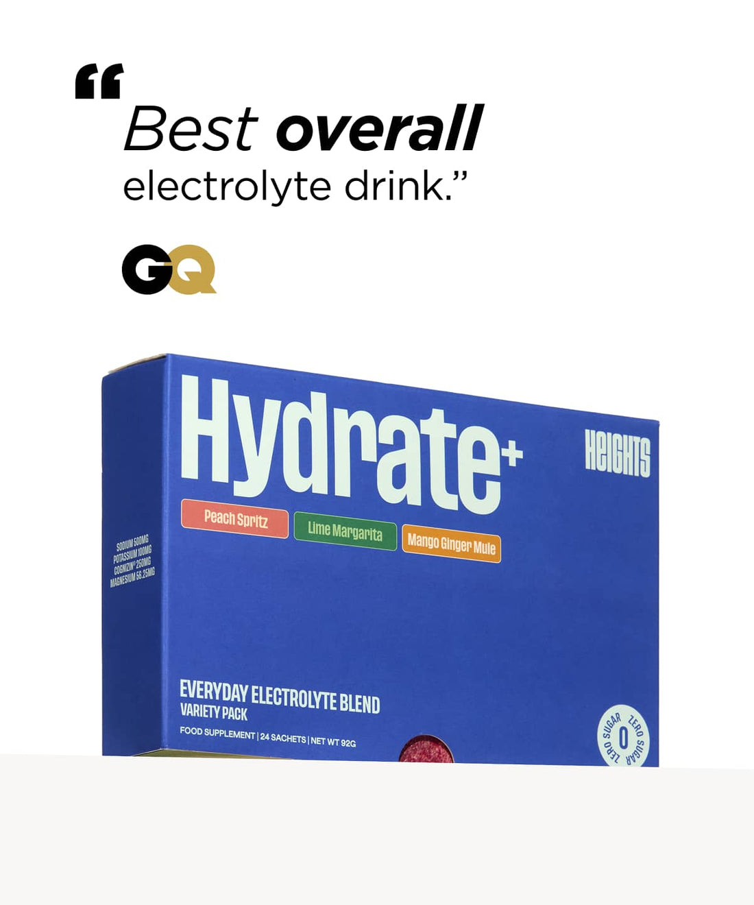 Heights’ Hydrate⁺ – Science-Backed Electrolyte For Your Body & Brain